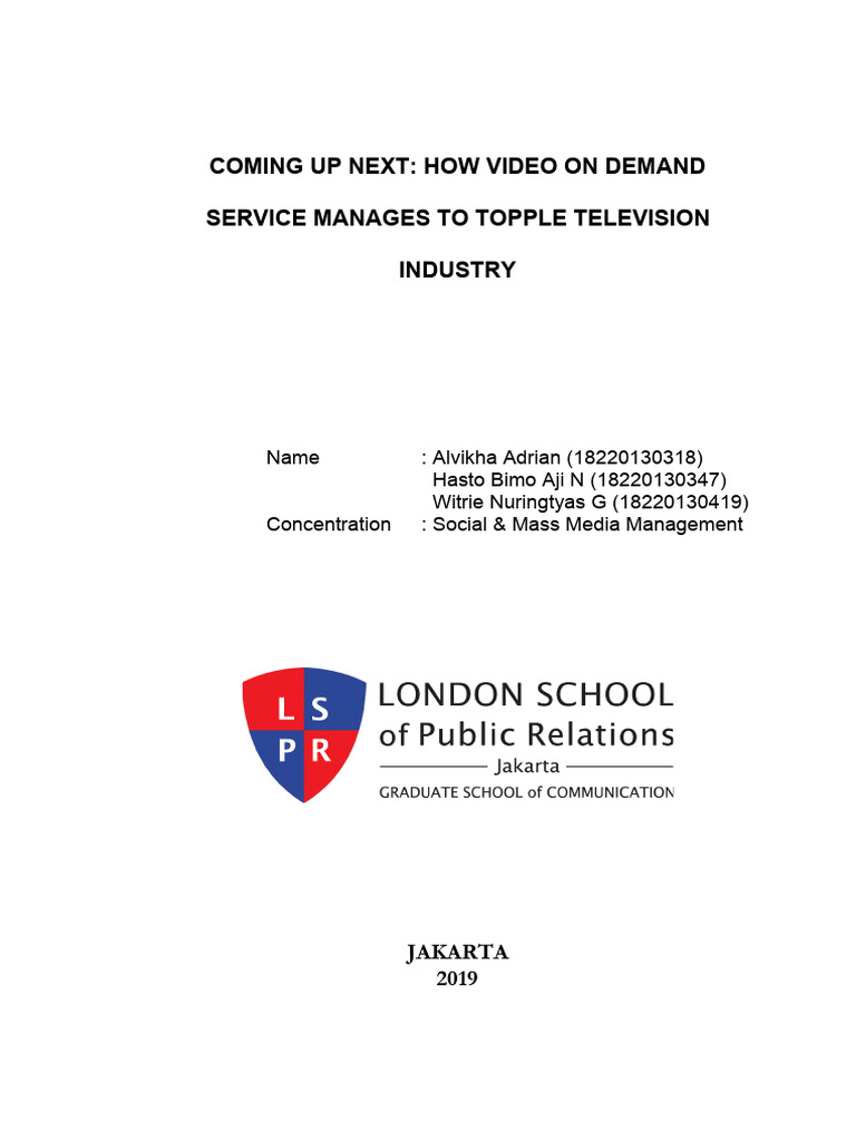 Coming Up Next - How Video On Demand Service Manages To Topple ...