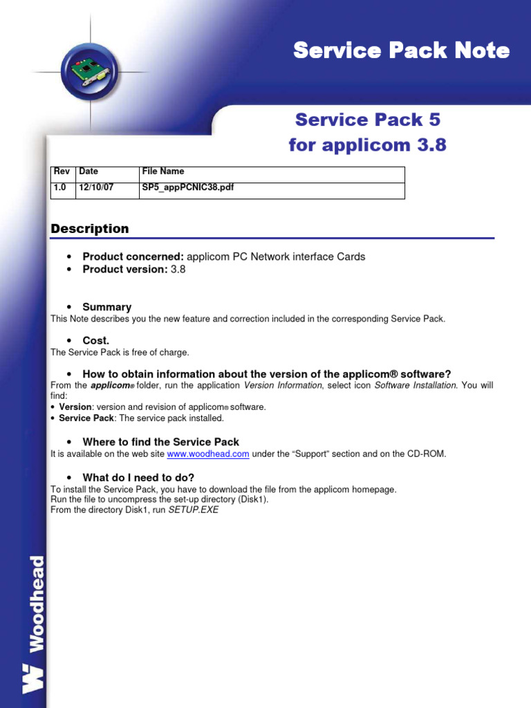 Product Concerned - Applicom PC Network Interface Cards Product Version - 3.8 | PDF | Multicast ...