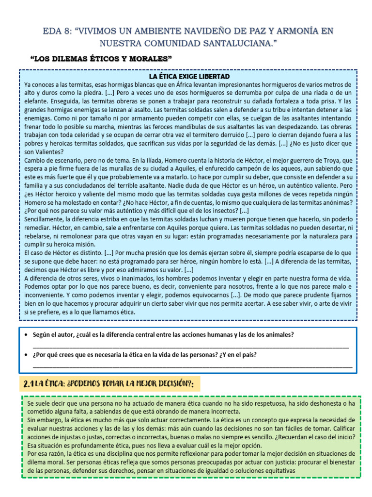Dilemas Morales Descargar Gratis Pdf Moralidad Héctor