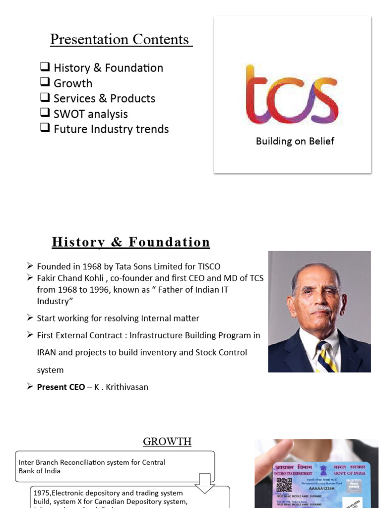 TCS Presentation | PDF | Outsourcing | Economies