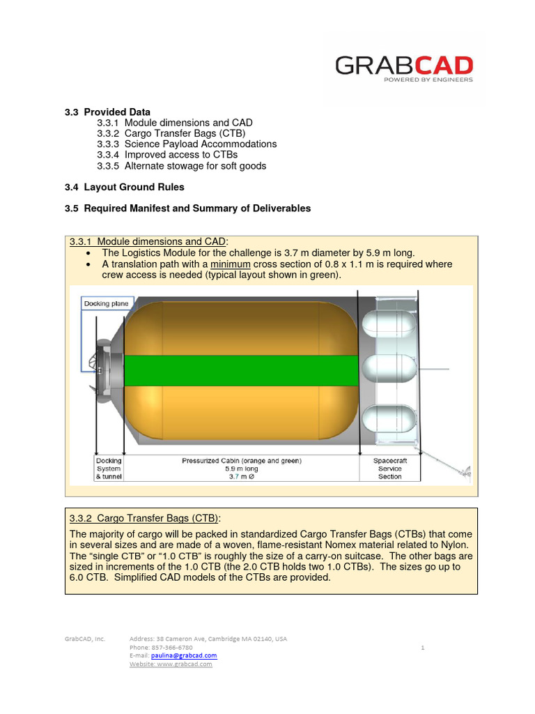 Cargo Packing Checklist - Provided Data | PDF | Cargo | Astronautics