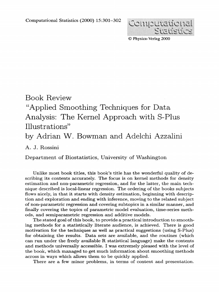 (Clnputa'Dcnal | PDF | Statistics | Regression Analysis