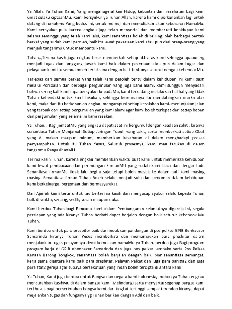 Doa Syafaat Fix | PDF