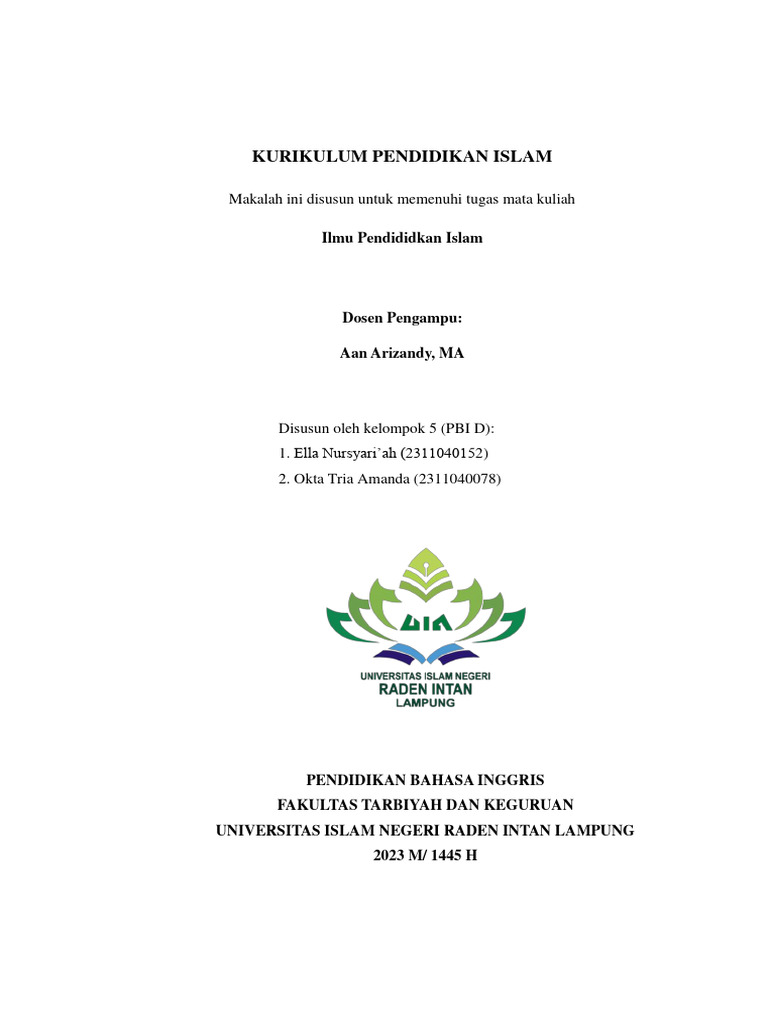 Kurikulum | PDF