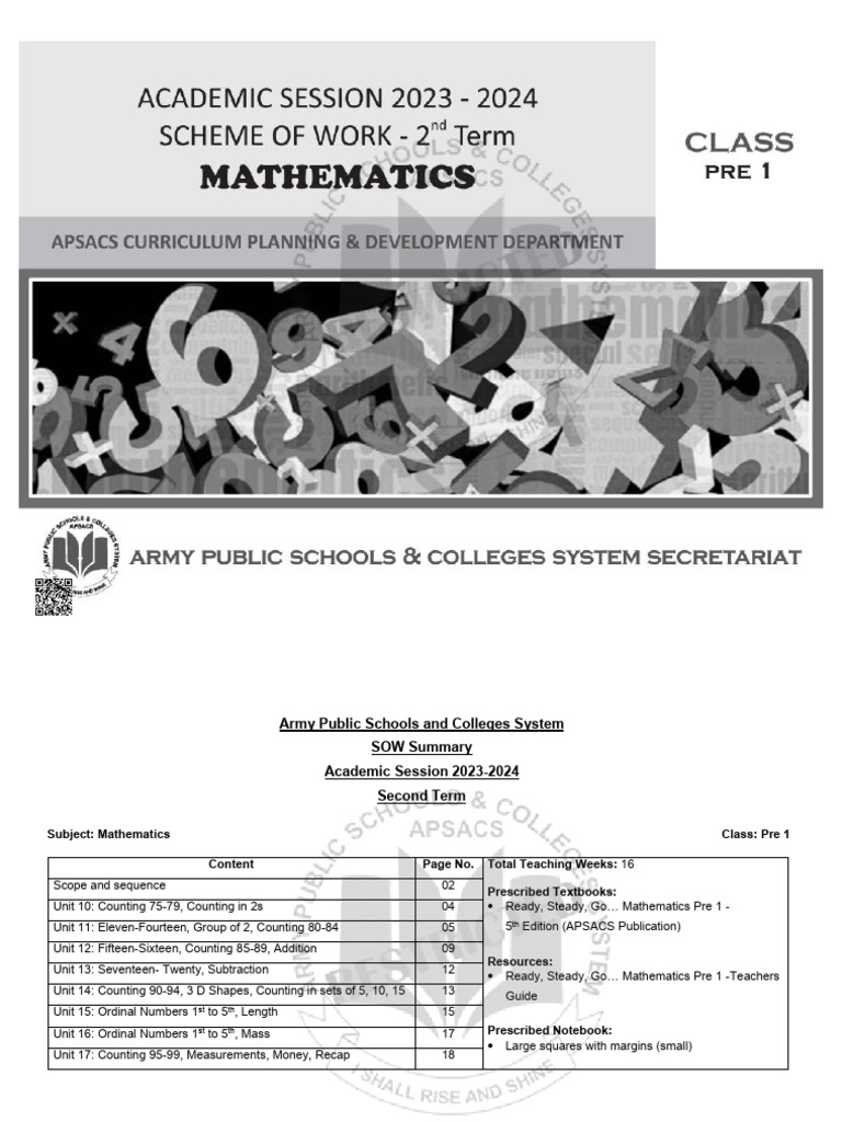 Class Pre I Mathematics Second Term Cold & Warm | PDF | Educational ... Class Pre I Mathematics Second Term Cold & Warm | PDF | Educational ...