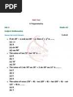 Advanced Trigonometry Problems for Class 10 | PDF | Trigonometry ...