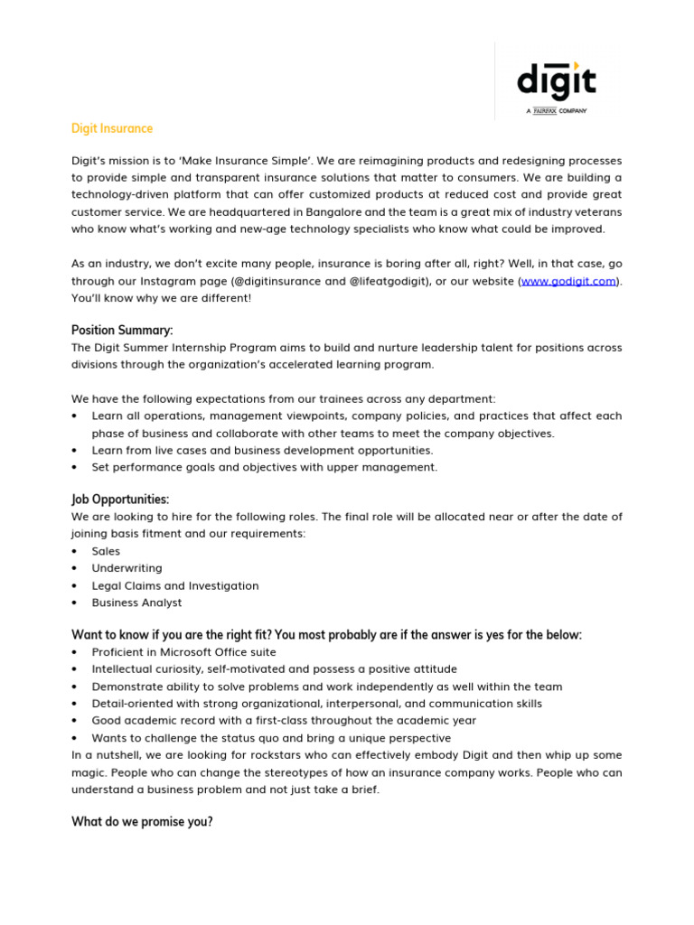 Job Description - Summer Intern (T3) | PDF | Disability | Social Psychology