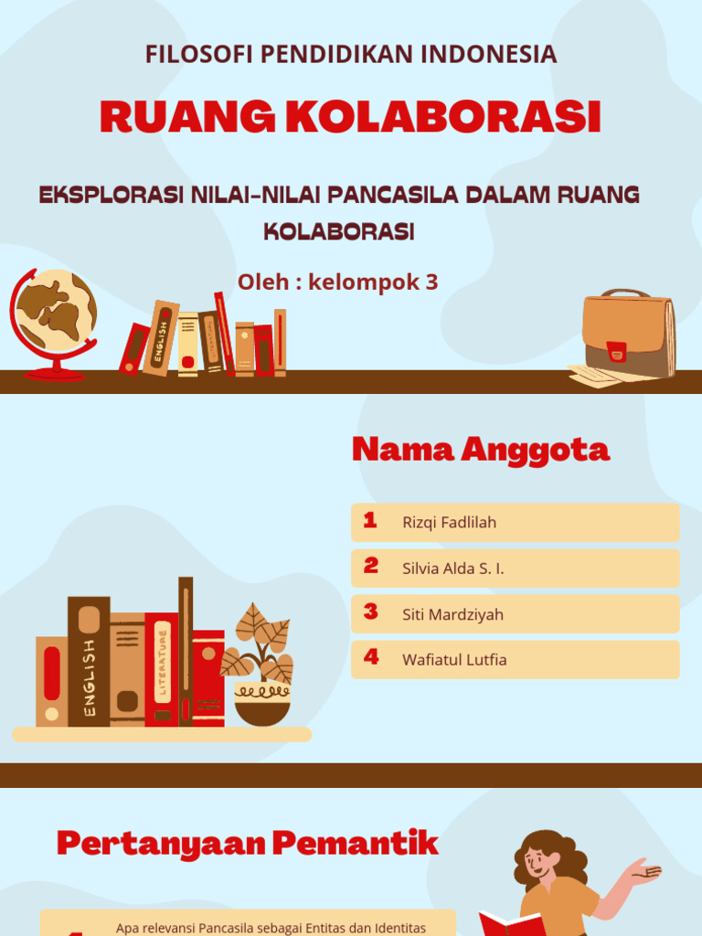 Ruang Kolaborasi Topik 4 FILOSOFI PENDIDIKAN INDONESIA | PDF