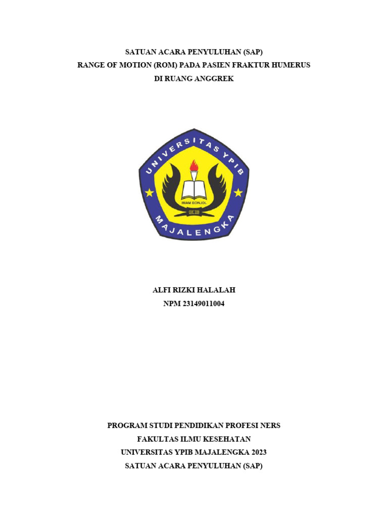 SAP Rom - Alfi Rizki Halalah | PDF