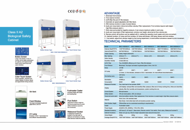 Biobase BSC 1100iia2 X BSC 1300iia2 X BSC 1500iia2 X BSC 1800iia2 X BSC ...