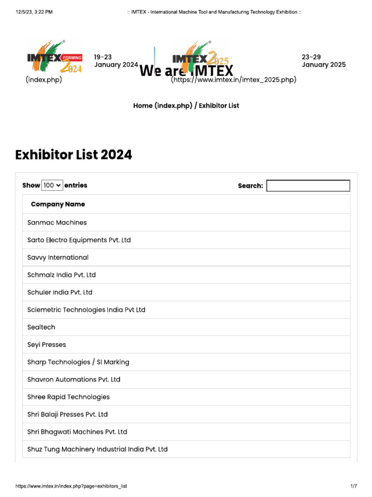 Exhibitor List 4 | PDF