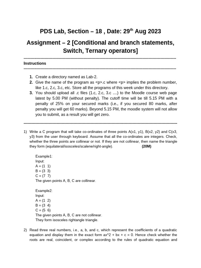 Assignment 2 | PDF | Complex Number | Elementary Mathematics