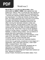 Complete History of World War 2 | PDF | World War II | Allies Of World ...