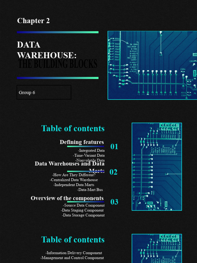 Data Warehouse Building Blocks Overview | PDF | Data Warehouse | Data