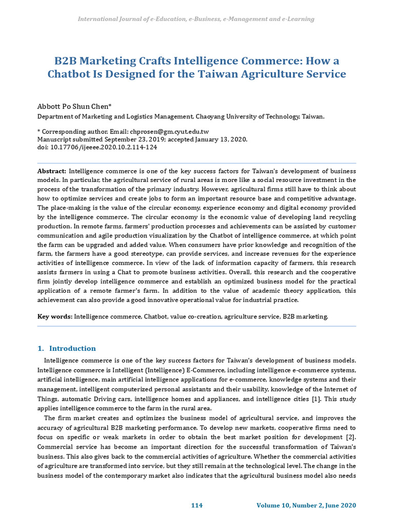 B2B Marketing Crafts Intelligence Commerce | PDF | E Commerce | Marketing