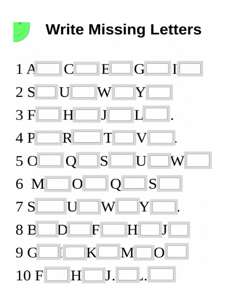 Miss Letters Funs | PDF