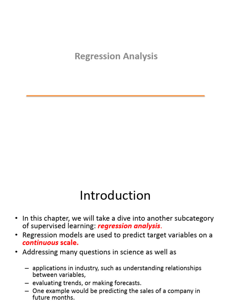 Regression | PDF | Regression Analysis | Mean Squared Error