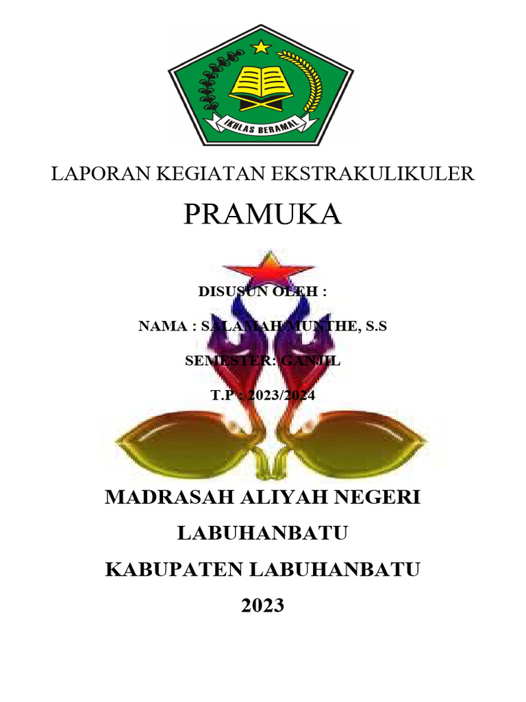 Cover Laporan Pramuka | PDF