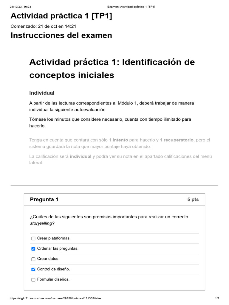 Examen - Actividad Práctica 1 (TP1) Nuevas Tendencias | PDF | Computación en la nube | Big Data