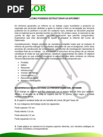 Estructura de Un Informe Académico | PDF