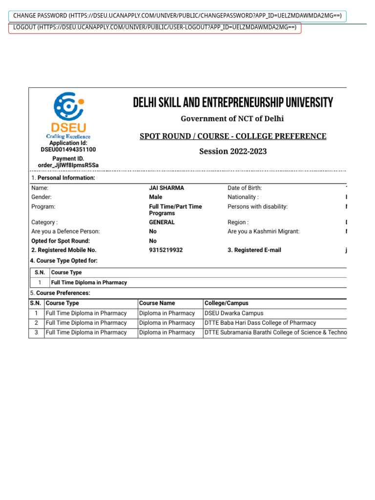Delhi Skill and Entrepreneurship University | PDF