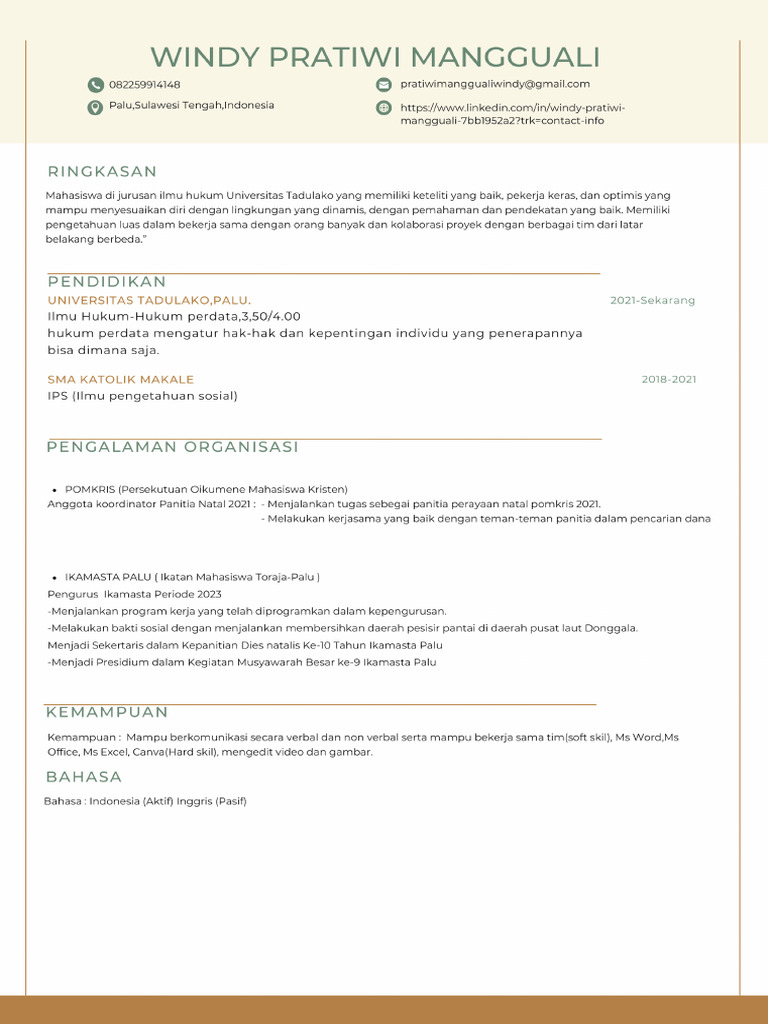 CV. Windy Pratiwi Mangguali | PDF