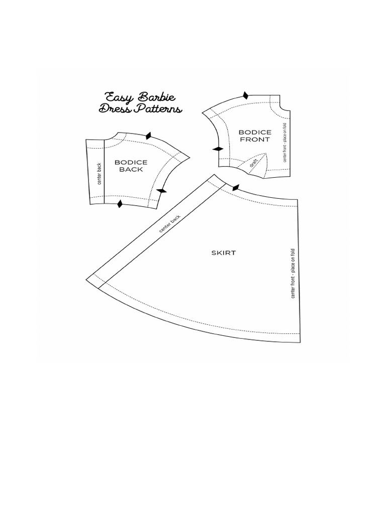 Easy Barbie Dress Patterns Printable 01n - 6759.jpg | PDF