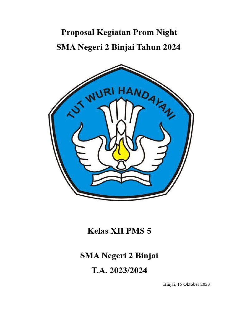 Proposal Prom Night SMA 2024 | PDF