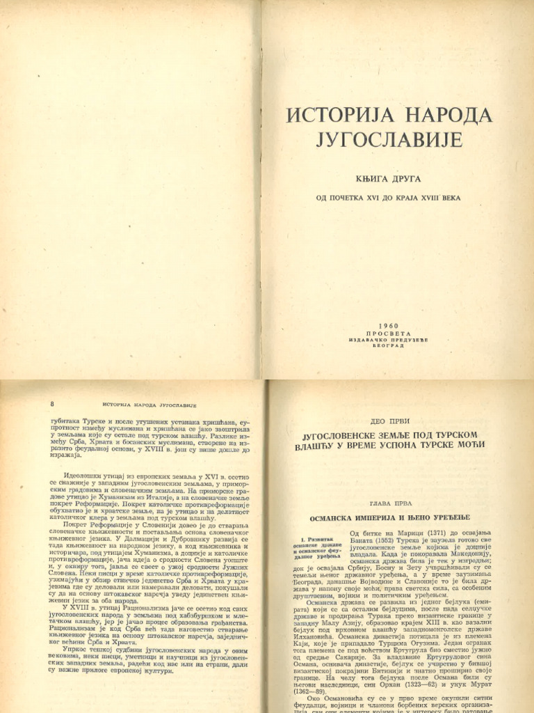 Istorija Naroda Jugoslavije | PDF