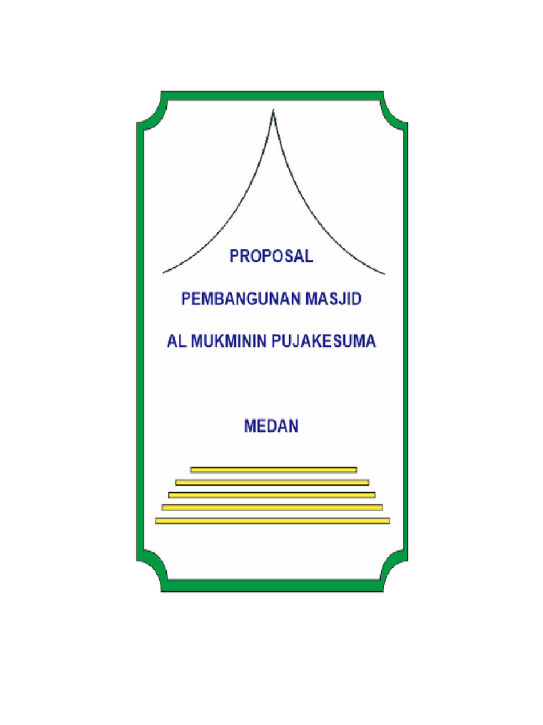 RAB Pembangunan Masjid Al Mukminin Pujakesuma | PDF | Griya & Taman