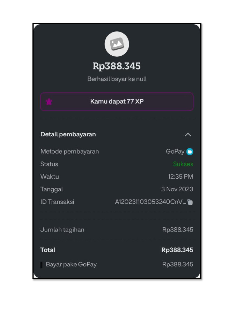 Bukti Bayar Id Domain Perpustakaan | PDF