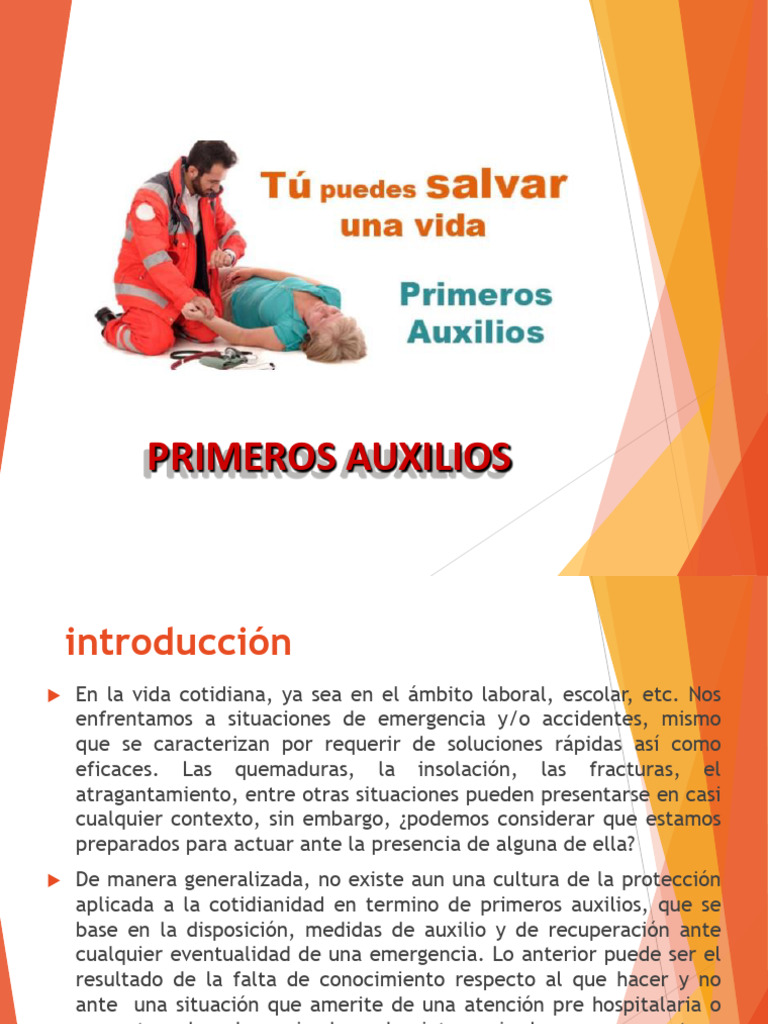 Primeros Auxilios-1 | PDF | Primeros auxilios | Reanimación cardiopulmonar