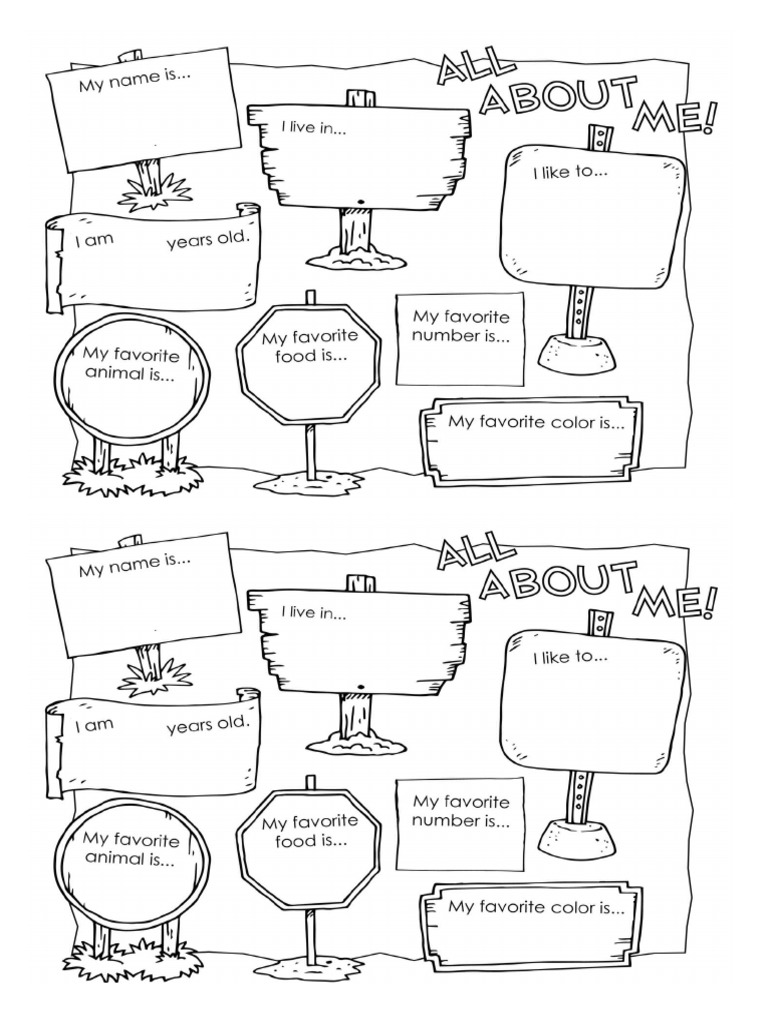 All About Me - 4th Grade | PDF