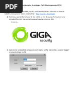 Tutorial do App Giga Monitor | PDF | Endereço de IP | Rede de computadores