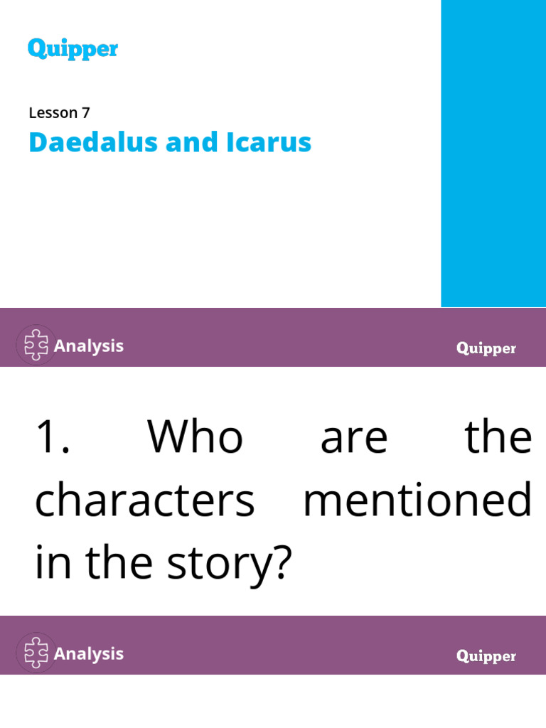 Daedalus and Icarus: Key Lessons | PDF | Travel | Young Adult