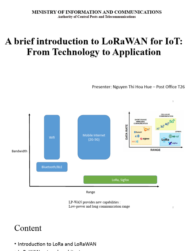 Report Lorawan | PDF | Computer Network | Mobile Technology