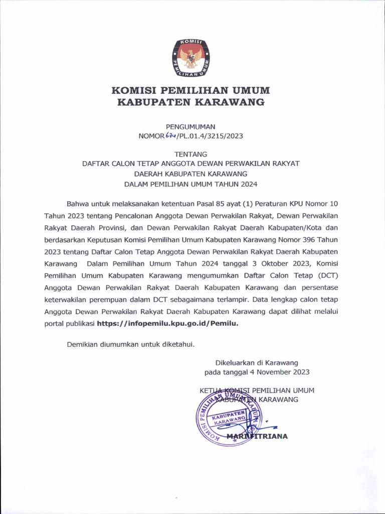 Pengumuman DCT | PDF