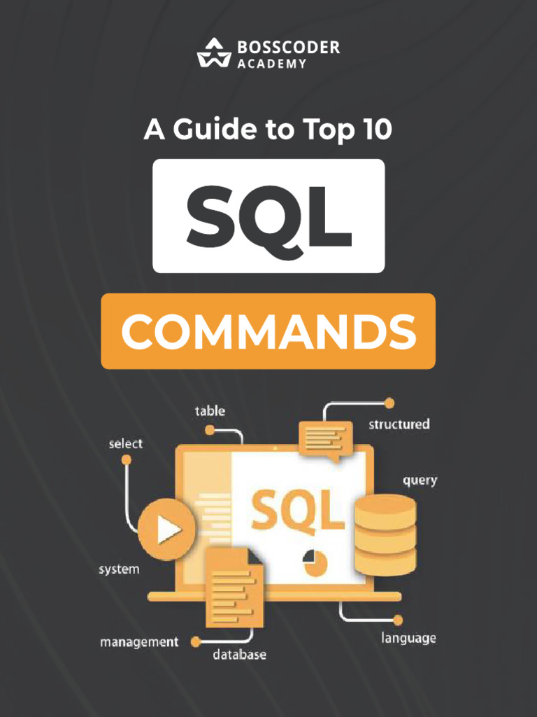 10 SQL Commands | PDF | Database Index | Sql 10 SQL Commands | PDF | Database Index | Sql