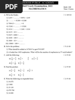 Worksheet Vedic Mathematics | PDF | Teaching Mathematics