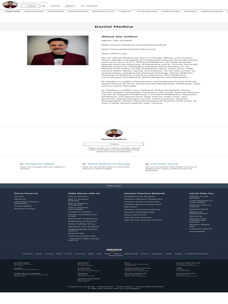 Amazon - Co.uk: Daniel Medina: Books, Biography, Latest Update | PDF ...