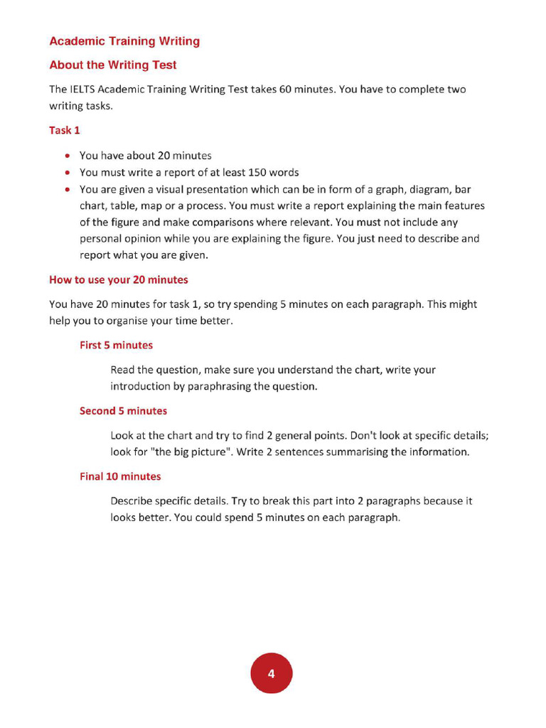 Task 1 - Writing | PDF