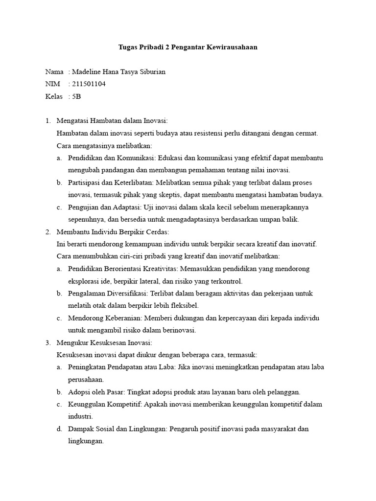 Tugas 2 KWU | PDF | Bisnis | Karier & Perkembangan