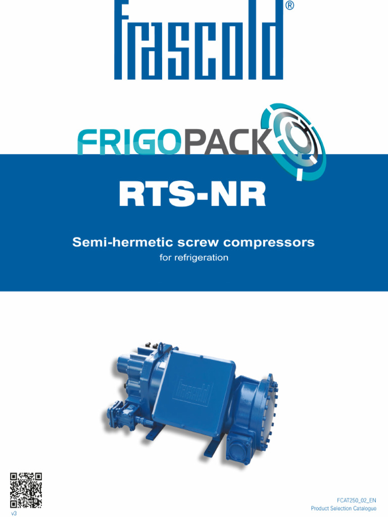 Catalogo Frascold Compresores de Tornillo Rts NR 0000766 | PDF ...