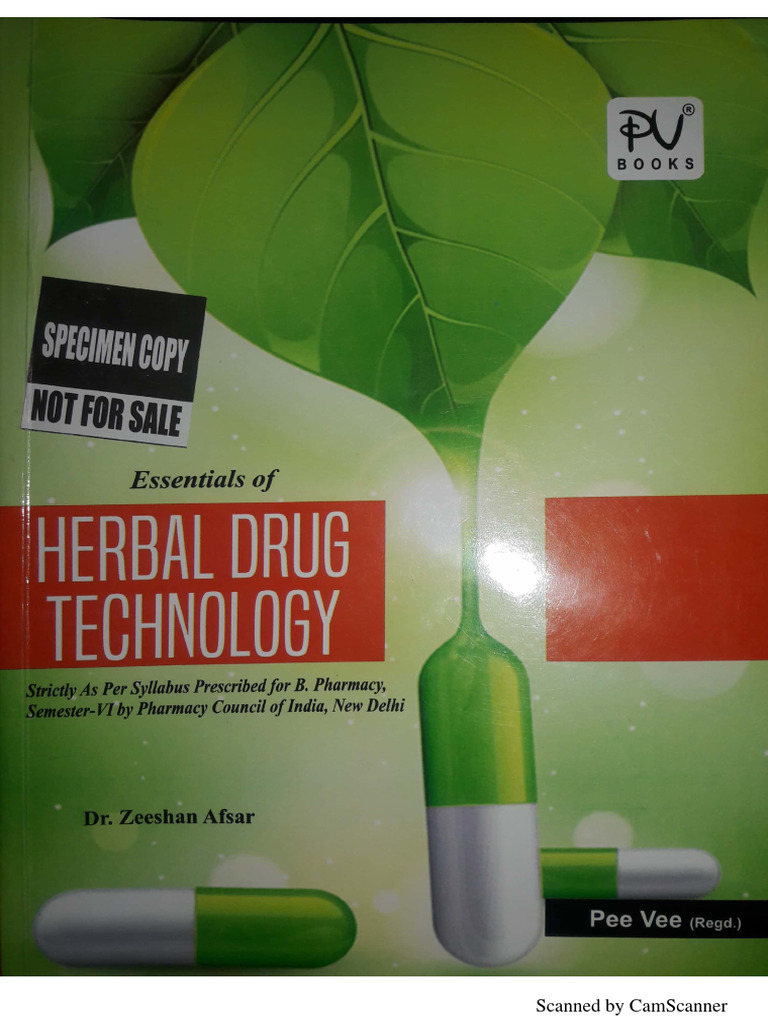 Herbal Drug Technology (PV Publication) | PDF