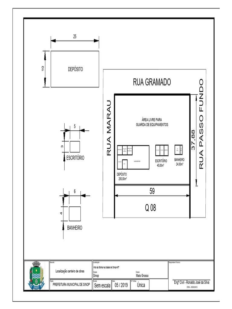 REV. 01 Croqui - Canteiro de Obras | PDF
