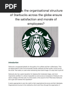 Starbucks Matrix Organizational Structure | PDF | Starbucks ...