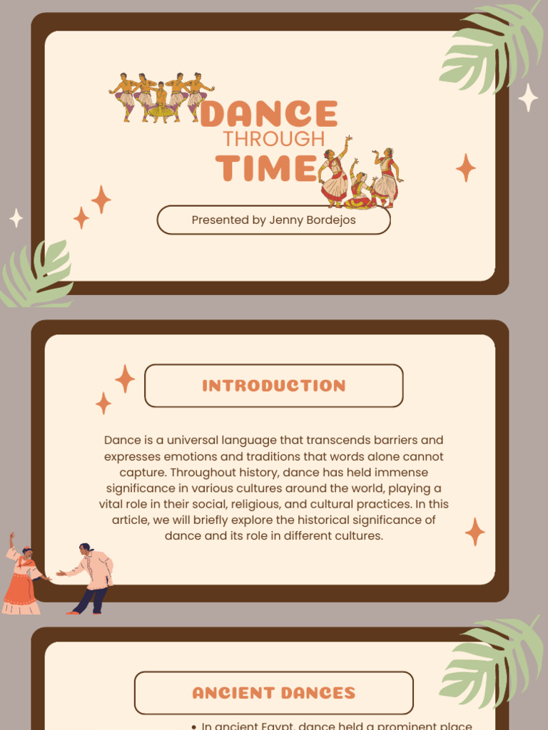 Dance Through Time | PDF | Dances | Ballet