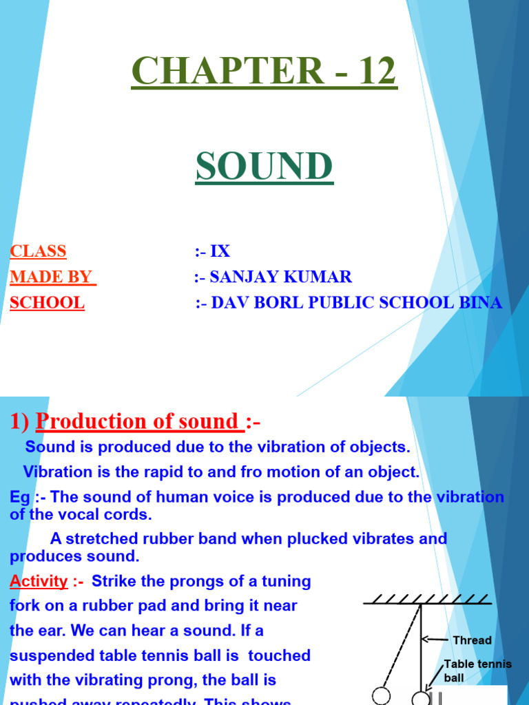SOUND | PDF | Sound | Waves