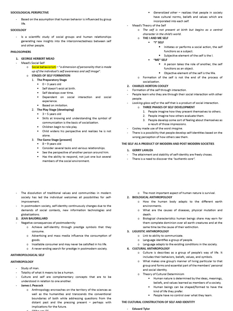 Uts Reviewer | PDF | Id | Self