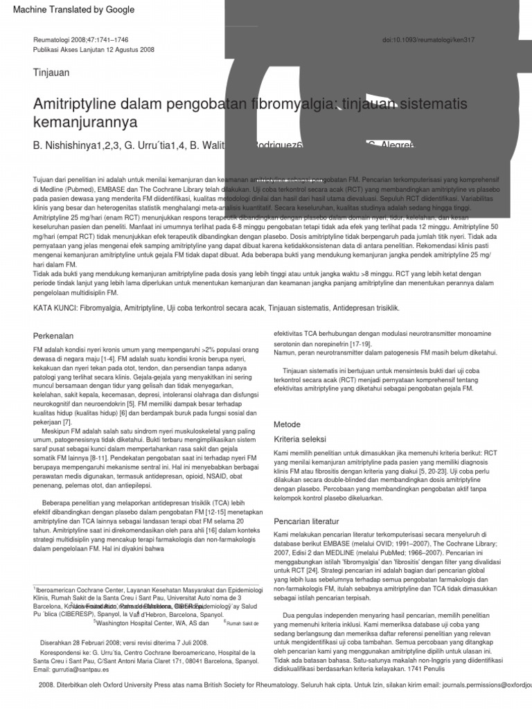 Amitriptilin | PDF | Pengembangan Diri | Sains & Matematika